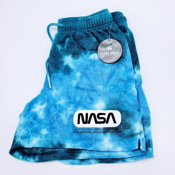 Nasa | Shorts | Nasa Mens Small Blue Tie Dye Shorts Nasa Exploration ...